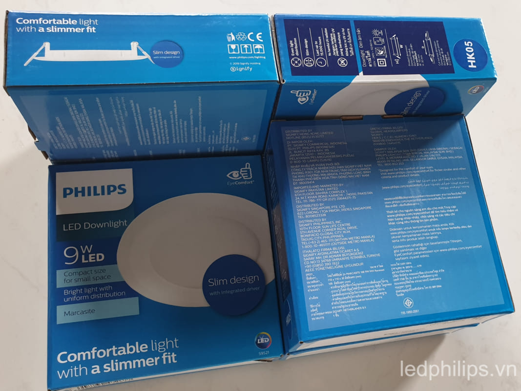 Đèn Downlight Led Philips 59522 Marcasite 12W 4000K ánh sáng trung tính ...