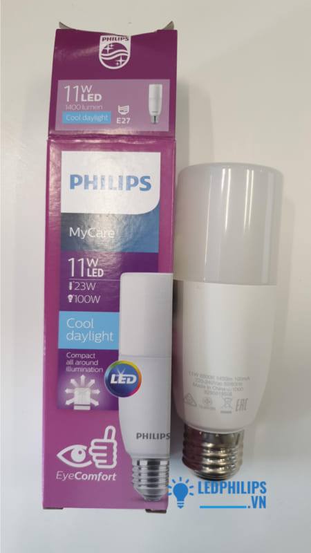 Bóng Led DLStick 11W 3000K E27 220V - Led Philips