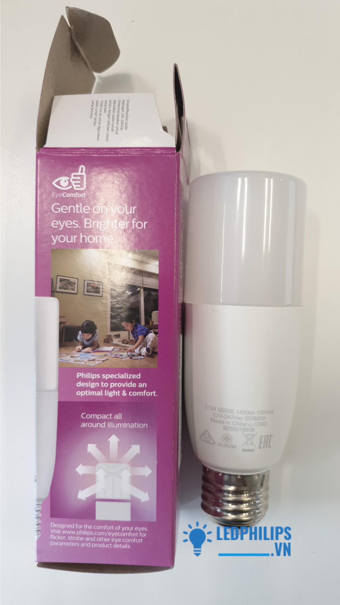 Bóng Led DLStick 11W 6500K E27 220V - Led Philips