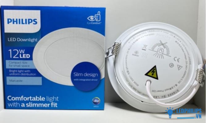 Đèn Downlight Led Philips 59522 Marcasite 12W 4000K ánh sáng trung tính ...