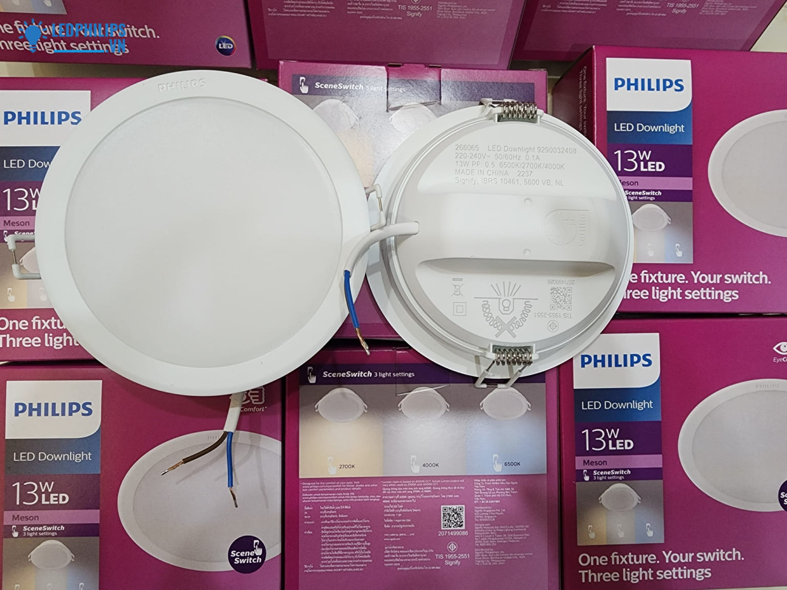 Đèn Led Downlight đổi màu MESON SSW 9W - Led Philips