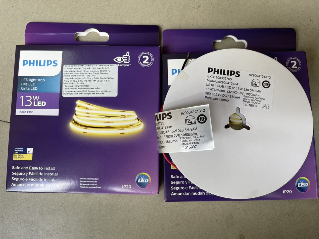 Led dây Philips LS161 COB LED12 13W 5M 24V - Led Philips